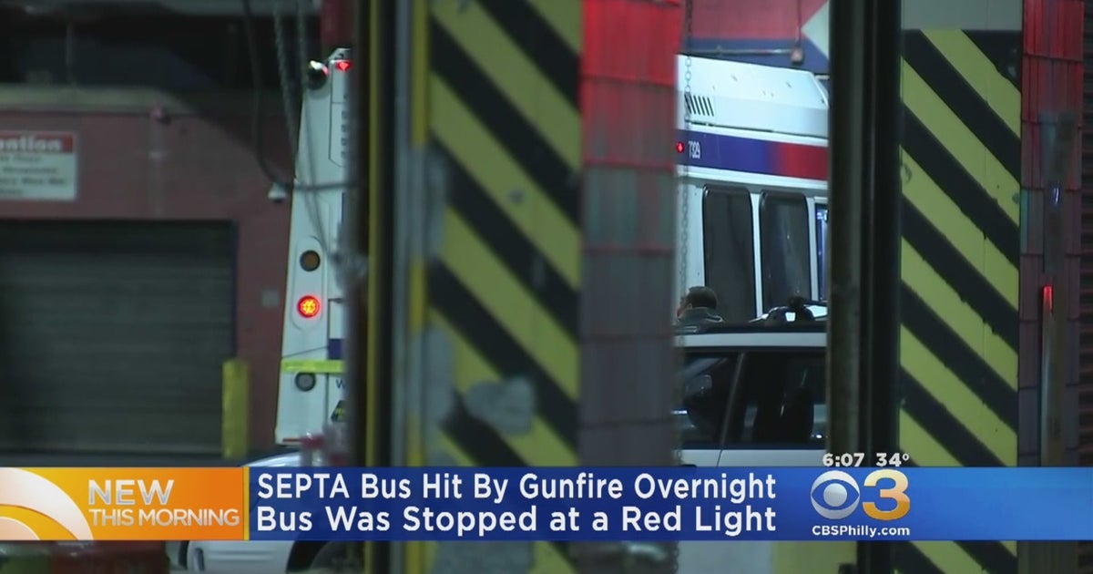 SEPTA Bus Hit By Gunfire While Stopped At Red Light In North Philly ...