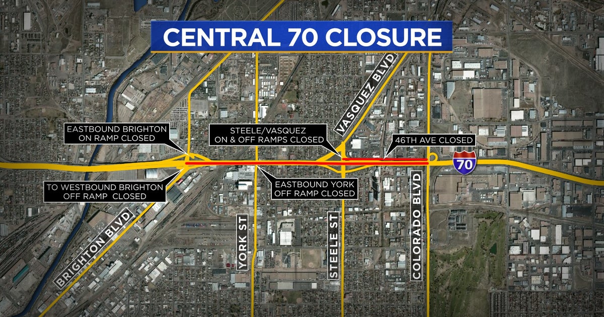 Full Closure Of I-70 Scheduled For Friday Night - CBS Colorado