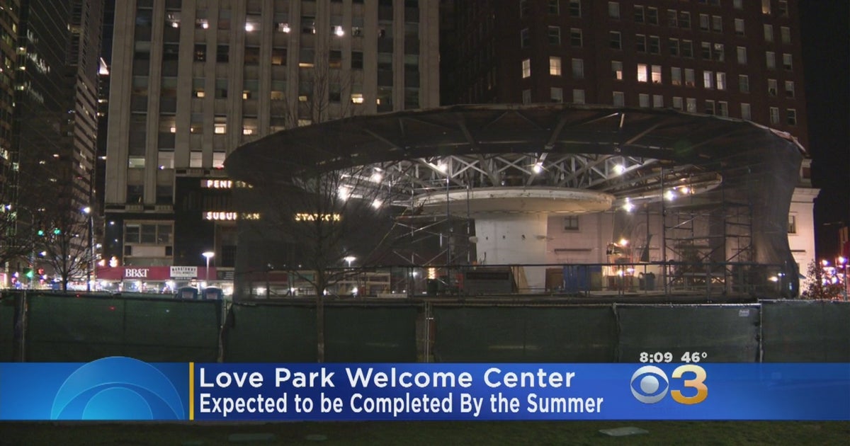 Love Park's Welcome Center To Be Completed By Summer 2019 - CBS ...