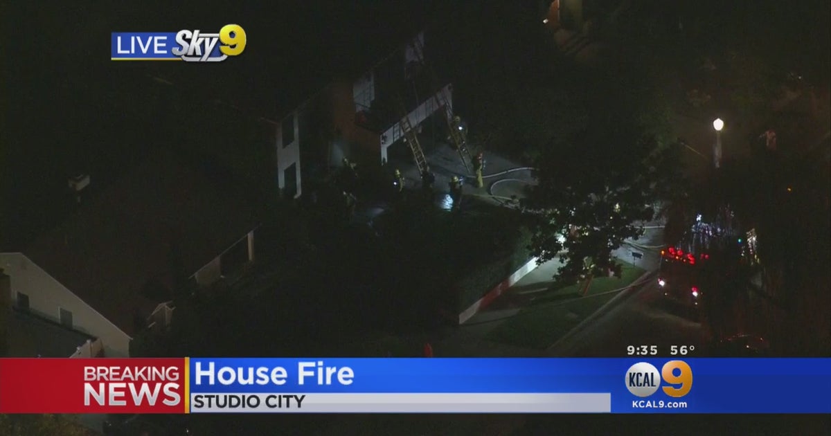 Firefighters Quickly Extinguish Studio City House Fire, Man Taken To ...