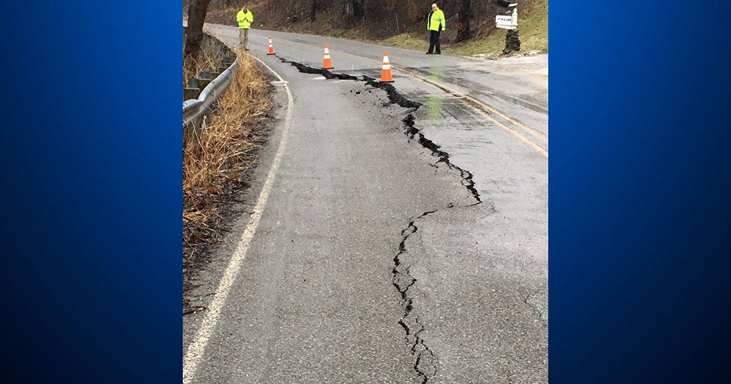 Penn Twp. Road Buckling From Subsidence, Drivers Told To Avoid Area ...