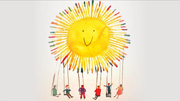 Here comes the sun! "Sunday Morning" sun art