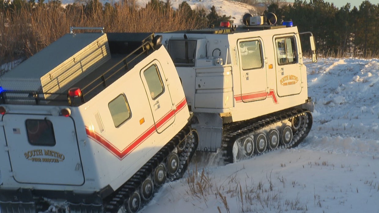 South Metro Fire Rescue's Snow-Cat Goes Where Fire Engines Can't - CBS ...