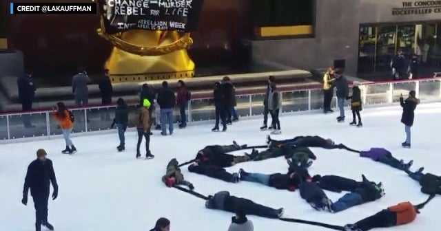Police Arrest 9 People Following Protest At Rockefeller Center Ice Rink ...
