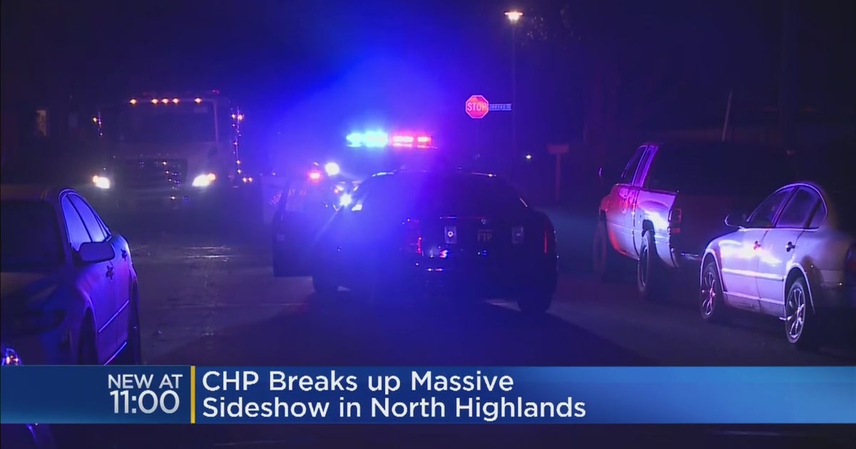 Massive Sideshow Busted In North Sacramento - CBS Sacramento