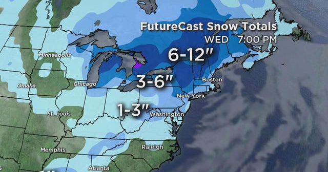 Tracking The Arctic Blast As Temperatures Plummet Cbs News