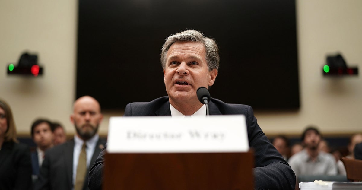 FBI Director Christopher Wray says he isn't aware of any illegal ...