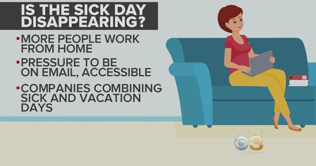 Some Say 'Sick Days' Disappearing Due To Workplace Pressure - CBS ...