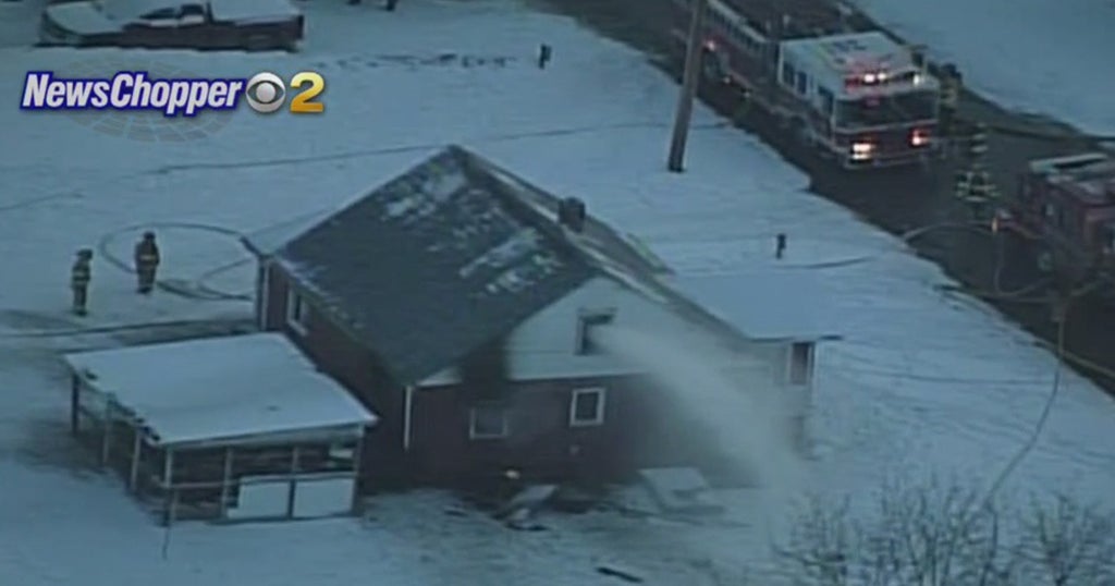 Crews Battle Buffalo Twp. House Fire - CBS Pittsburgh