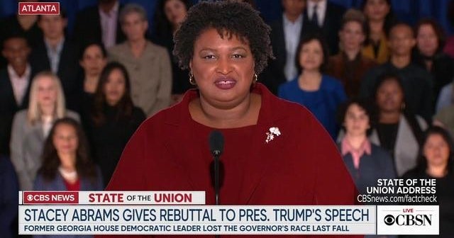 Stacey Abrams calls for Trump to "tell the truth" - CBS News