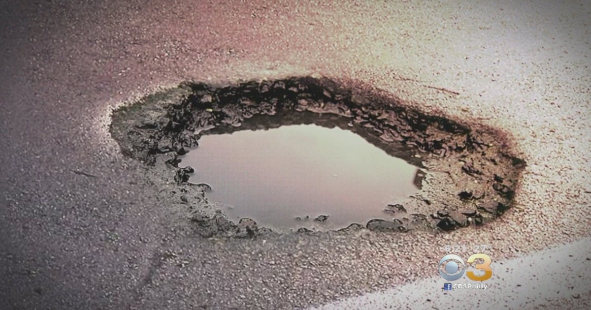 Winter Weather To Blame For Potholes Throughout City - CBS Philadelphia
