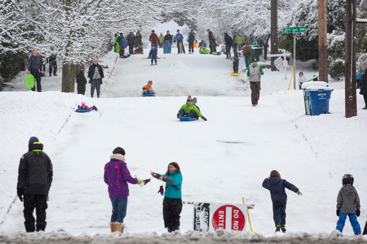 Seattle receives the most snow in 70 years, bitter cold temperatures ...