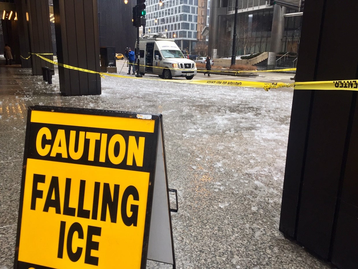 Falling Ice Shuts Down Streets Near Willis Tower, Former Hancock Center ...