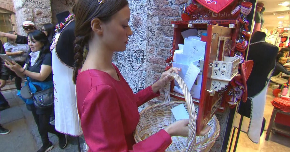 "Juliet Club" responds to love letters sent to Verona - CBS News