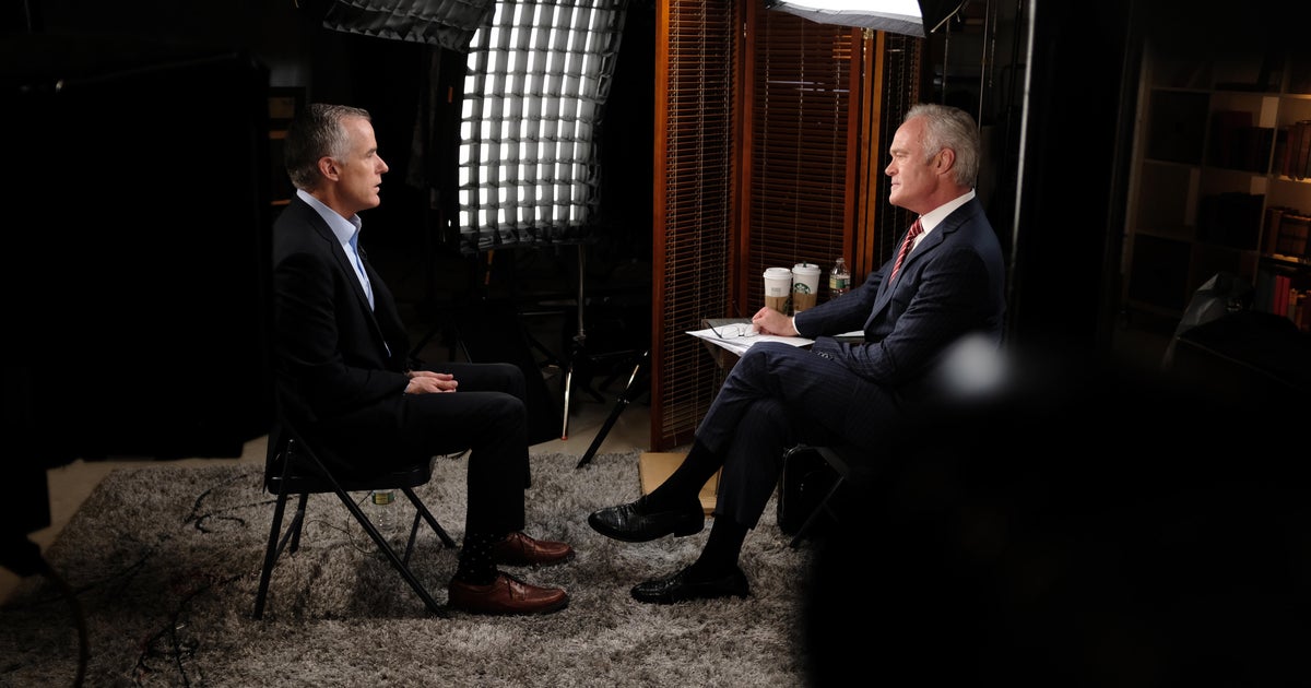 Andrew McCabe interview: Former Acting FBI Director Andrew McCabe talks ...