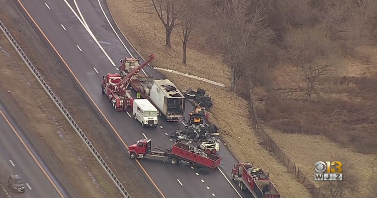 I-83 Reopened After Tractor-Trailer Fire Shuts Down Roadway For 8 Hours ...