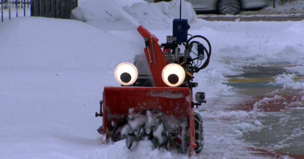MIT Engineer Creates Remotely Operated Snowblower - CBS Boston