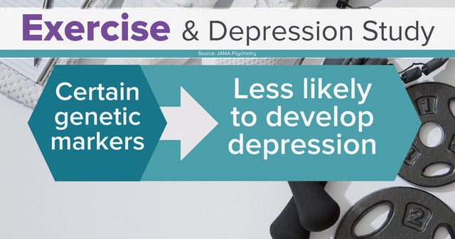Exercise can reduce risk for depression, study finds - CBS News Exercise can reduce risk for depression, study finds - CBS News