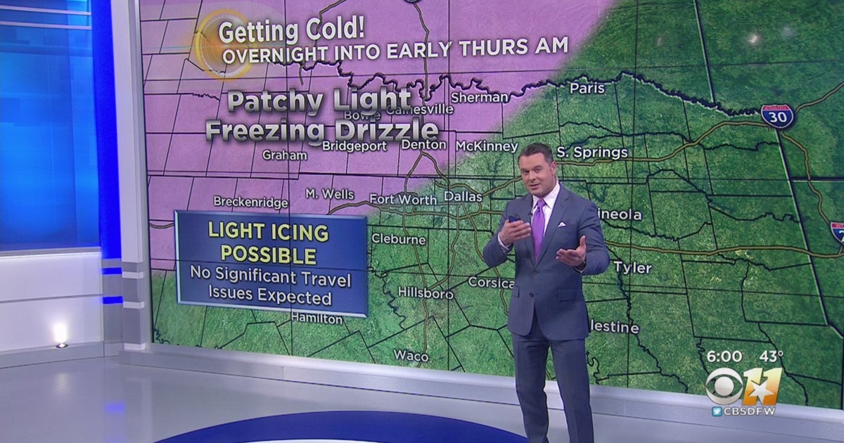 Shock To The System: Possible Wintry Mix Blows Into The Metroplex - CBS ...