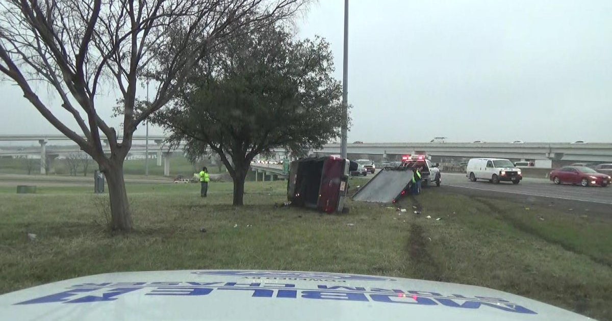 Icy Roads In Parts Of DFW Metroplex; Over 250 Accidents Reported - CBS ...