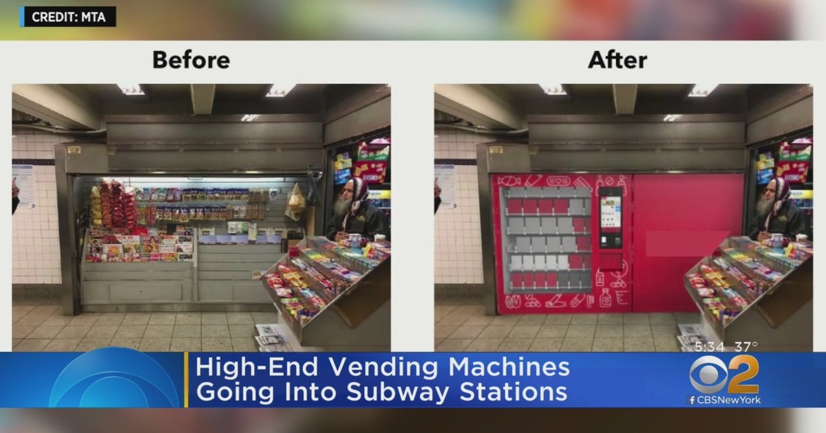 New High-End Vending Machines Coming To MTA Subway Stations - CBS New York