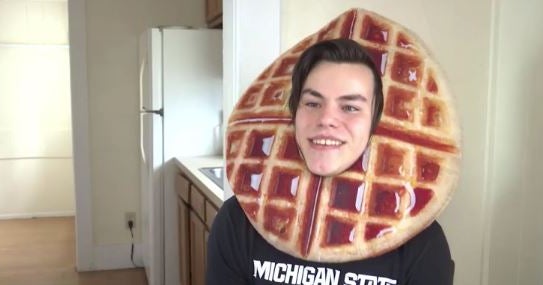 Michigan State Universitys Waffle Guy Heading To Big Ten Tournament