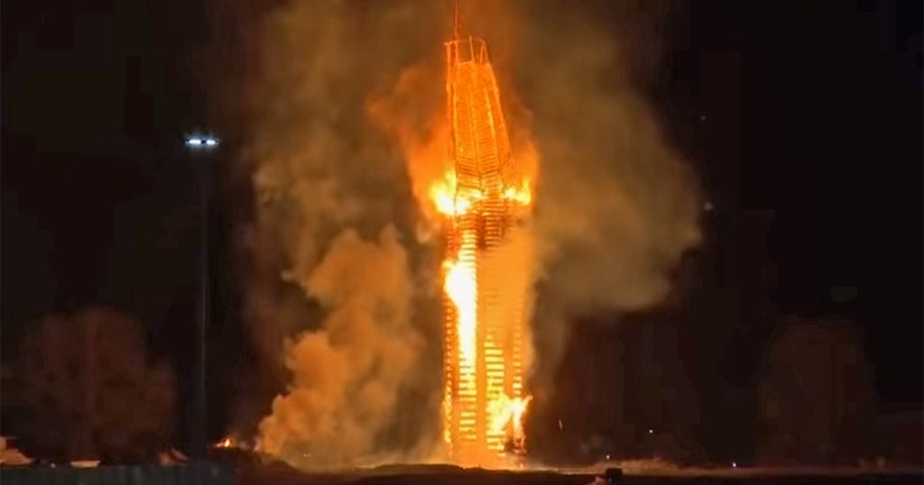 Burning Man? Bah, Humbug – Austrian Town Builds World's Tallest Bonfire ...