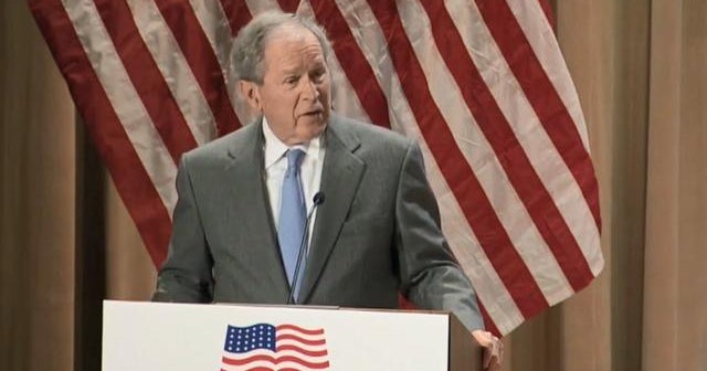 George W. Bush says immigration is a "blessing and a strength" - CBS News
