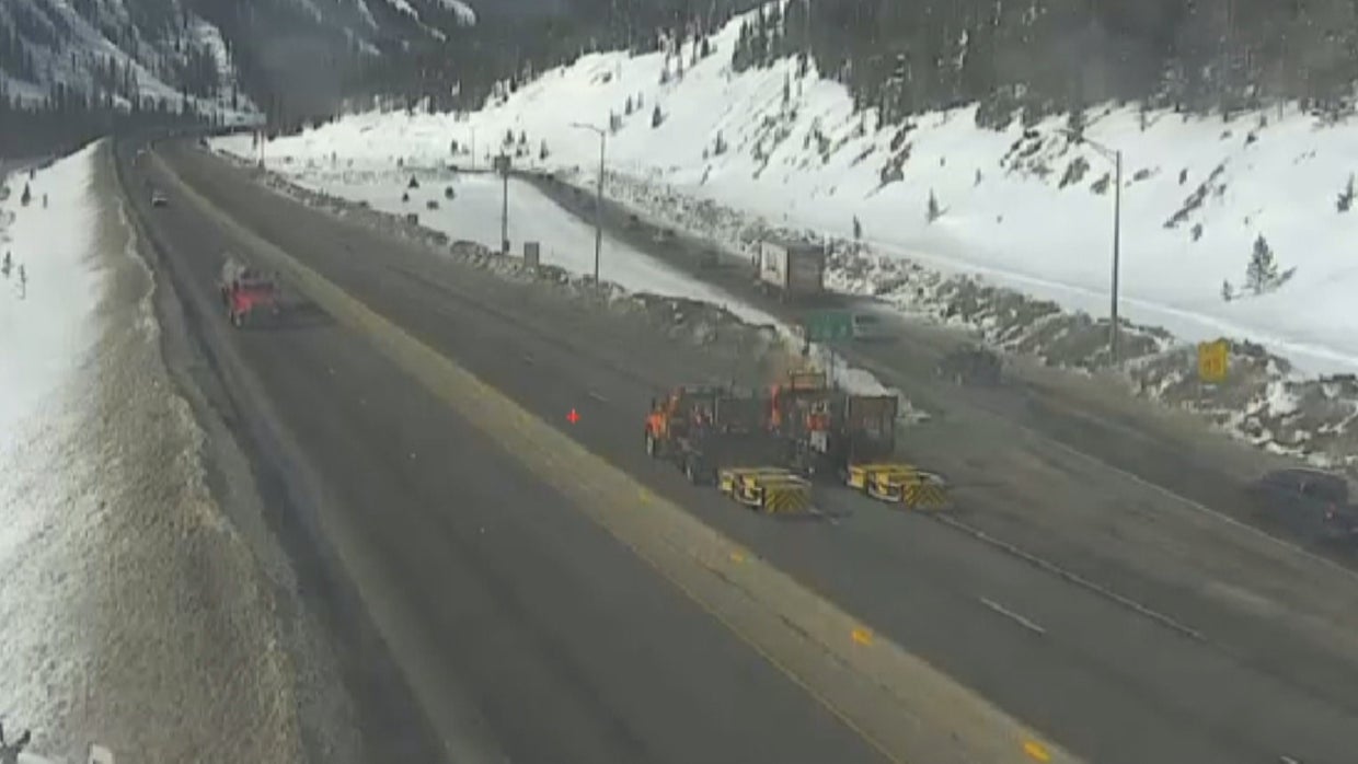 Potholes Along I-70 Under Repair, Detours In Place - CBS Colorado
