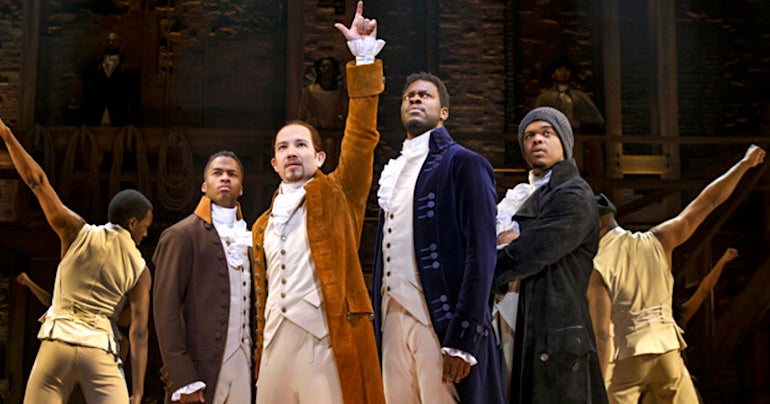 Encore! Tony Award-Winning Play 'Hamilton' Debuts, Showcasing Centuries ...