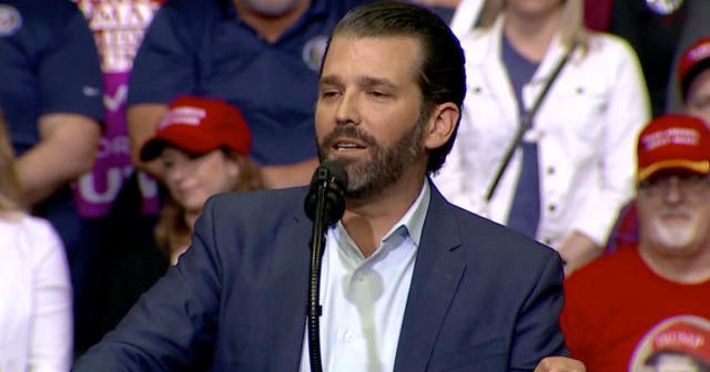 "AOC sucks" chant erupts during Trump rally in Michigan - CBS News