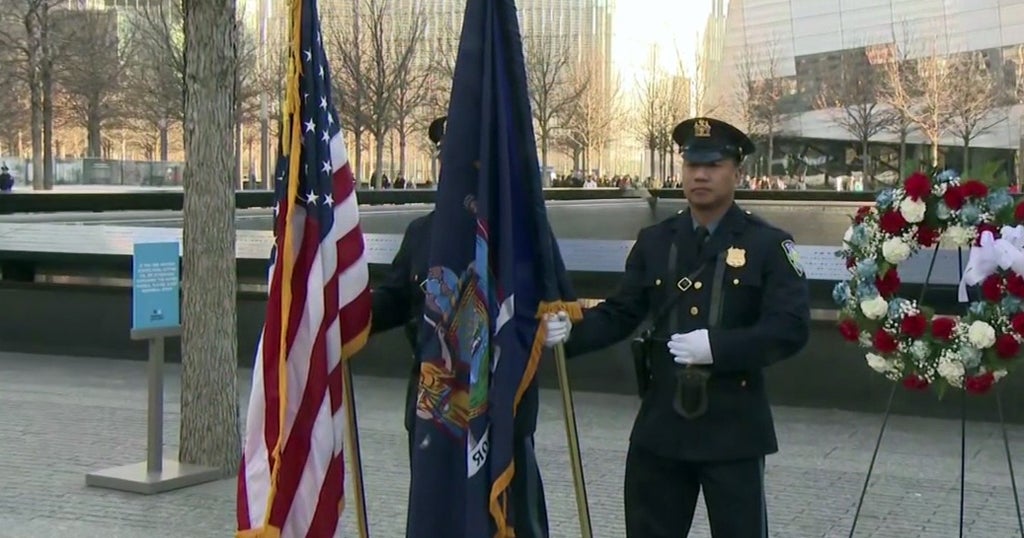PAPD Graduates Honor 37 Officers Who Died On 9/11 - CBS New York