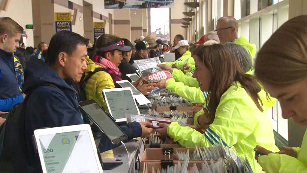 Thousands Of Runners Grab Bib Numbers, Gear At Boston Marathon Expo ...