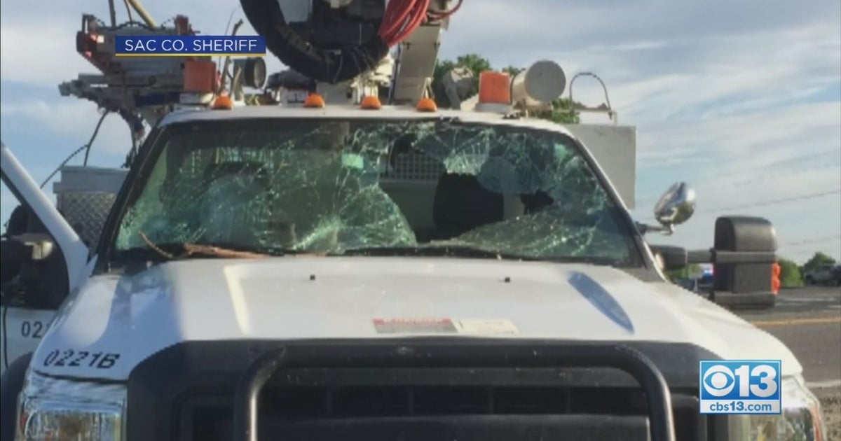 Chase Involving Stolen SMUD Truck Ends In Gunfire - CBS Sacramento