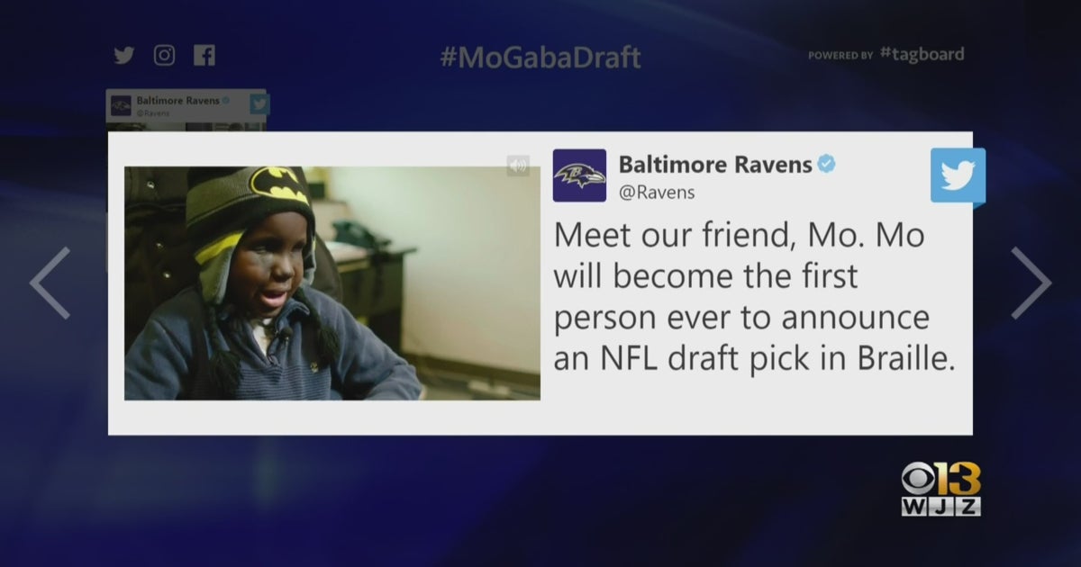 Ravens Superfan Mo Gaba Becomes First Person To Read NFL Draft Pick Off ...