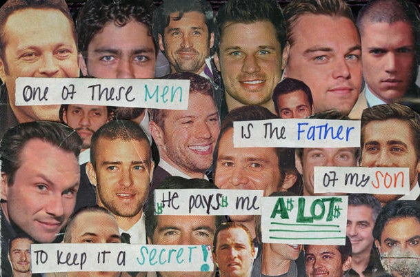 Private secrets shared via postcard