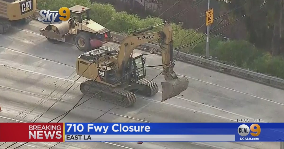 Both Sides Of 710 Freeway In East Los Angeles Shut Down By Downed Power ...