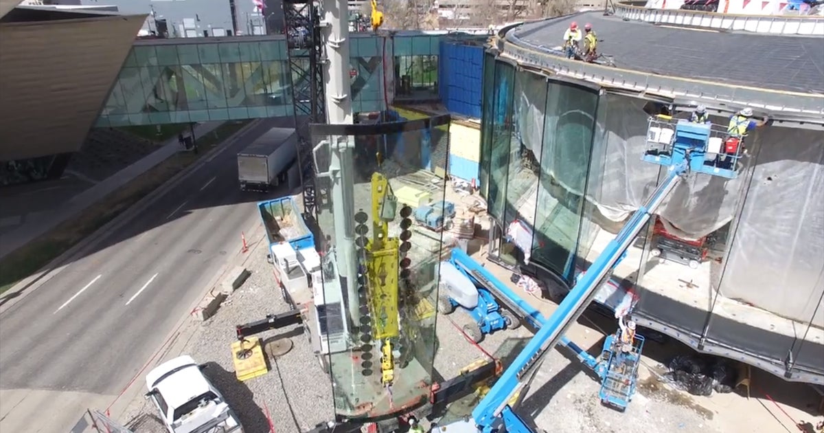 New Welcome Center At Denver Art Museum Taking Shape: Glass Facade ...