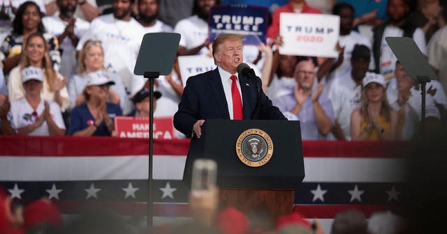 Trump Laughs Off Shoot Them Remark About Migrants At Florida Rally