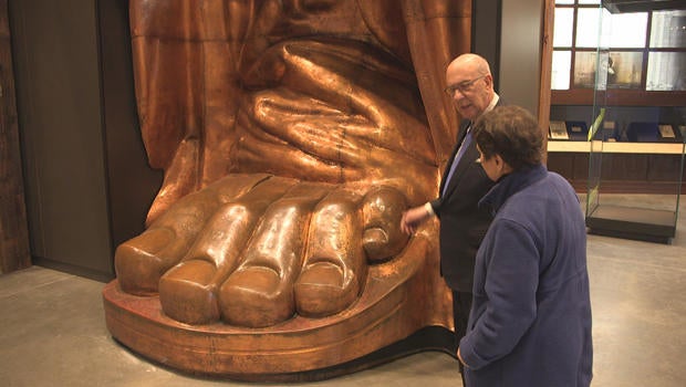 The Statue of Liberty Museum opens on Liberty Island in New York Harbor ...