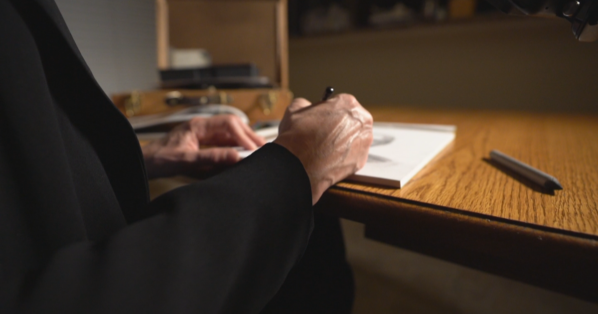 Forensic Sketch Artist Helps Family Create Special Memory - CBS Colorado