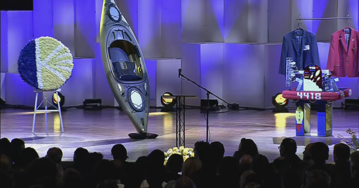 Thousands Attend Memorial Service For Kendrick Castillo - CBS Colorado