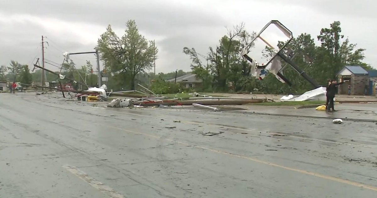Extensive damage from tornado in Jefferson City, Missouri - CBS News