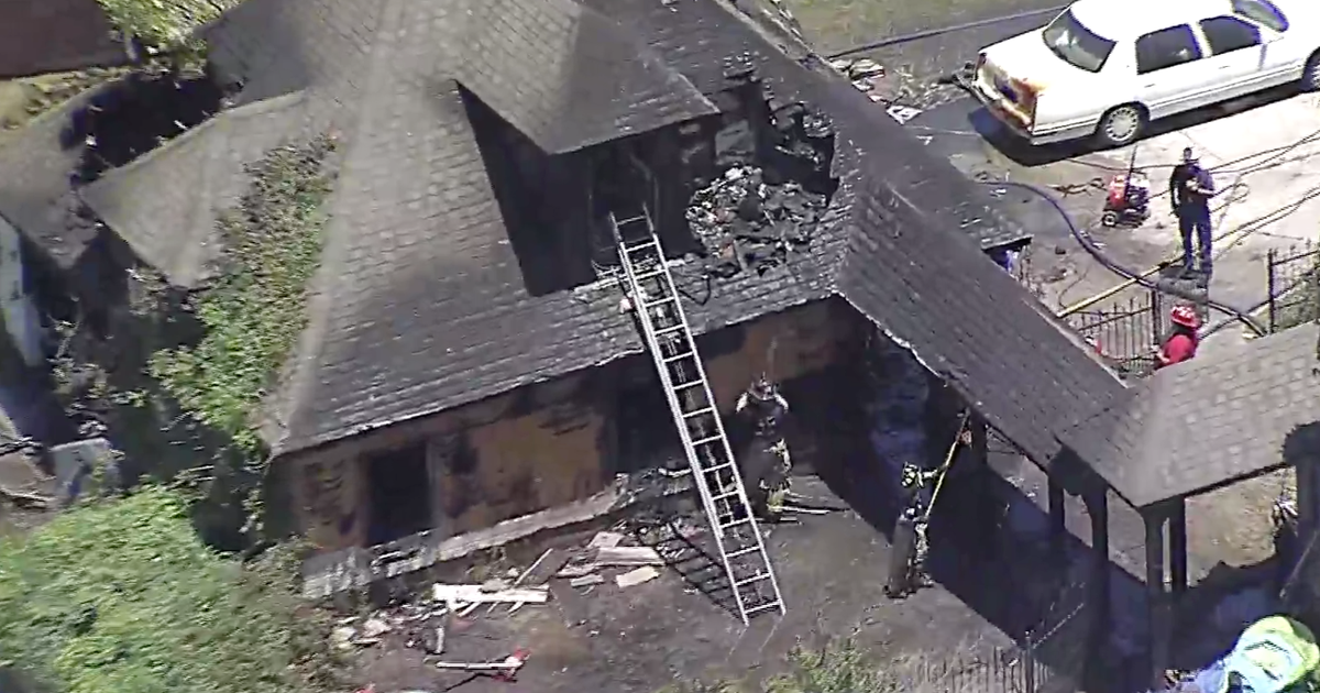 Heavy Plumes Of Black Smoke Billow From Haslet Garage Fire - CBS Texas