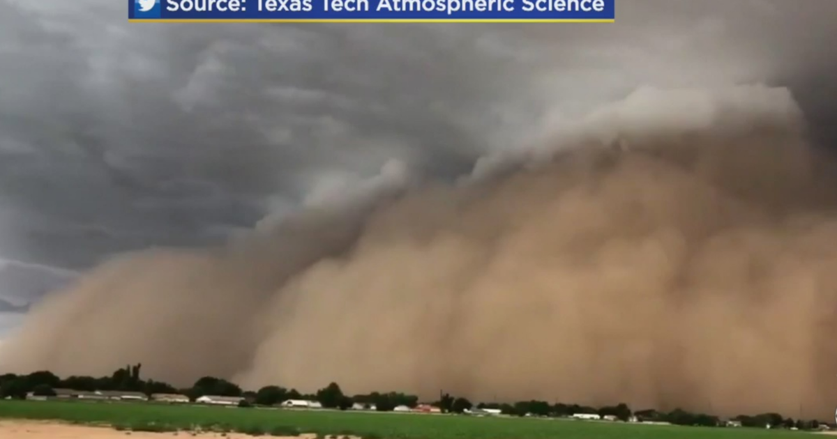 Major Dust Storm Blows Through Lubbock - CBS Texas