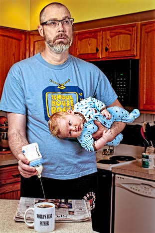 Photographer Dave Engledow, the "World's Best Father"