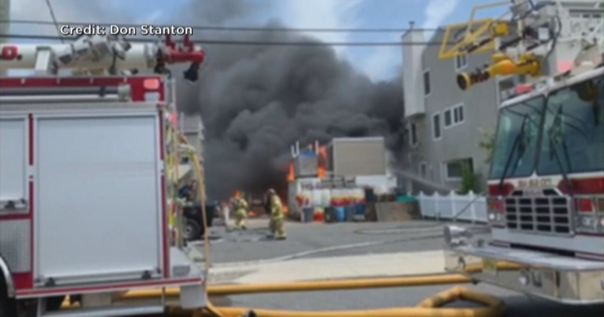 'It Was Completely Black': Massive Structure Fire Erupts On Sea Isle ...