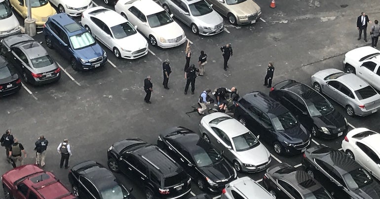 Downtown Dallas Residents Ducked For Cover, Recorded Video Of Federal ...