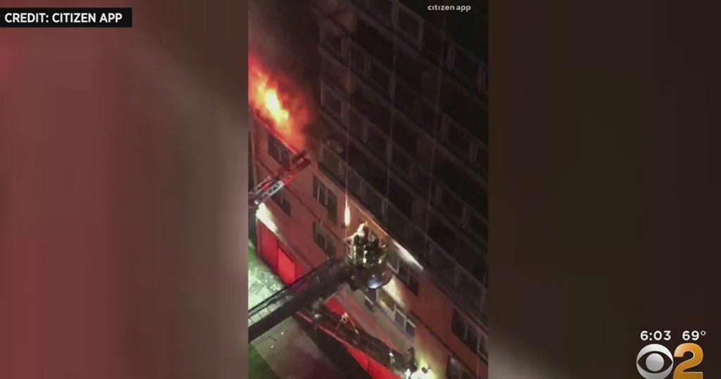 At Least 1 Hurt In Coney Island High-Rise Fire - CBS New York