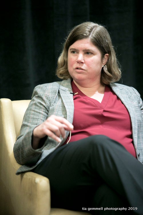 She Shares Conversation with three Women from the Capitol in Governor ...